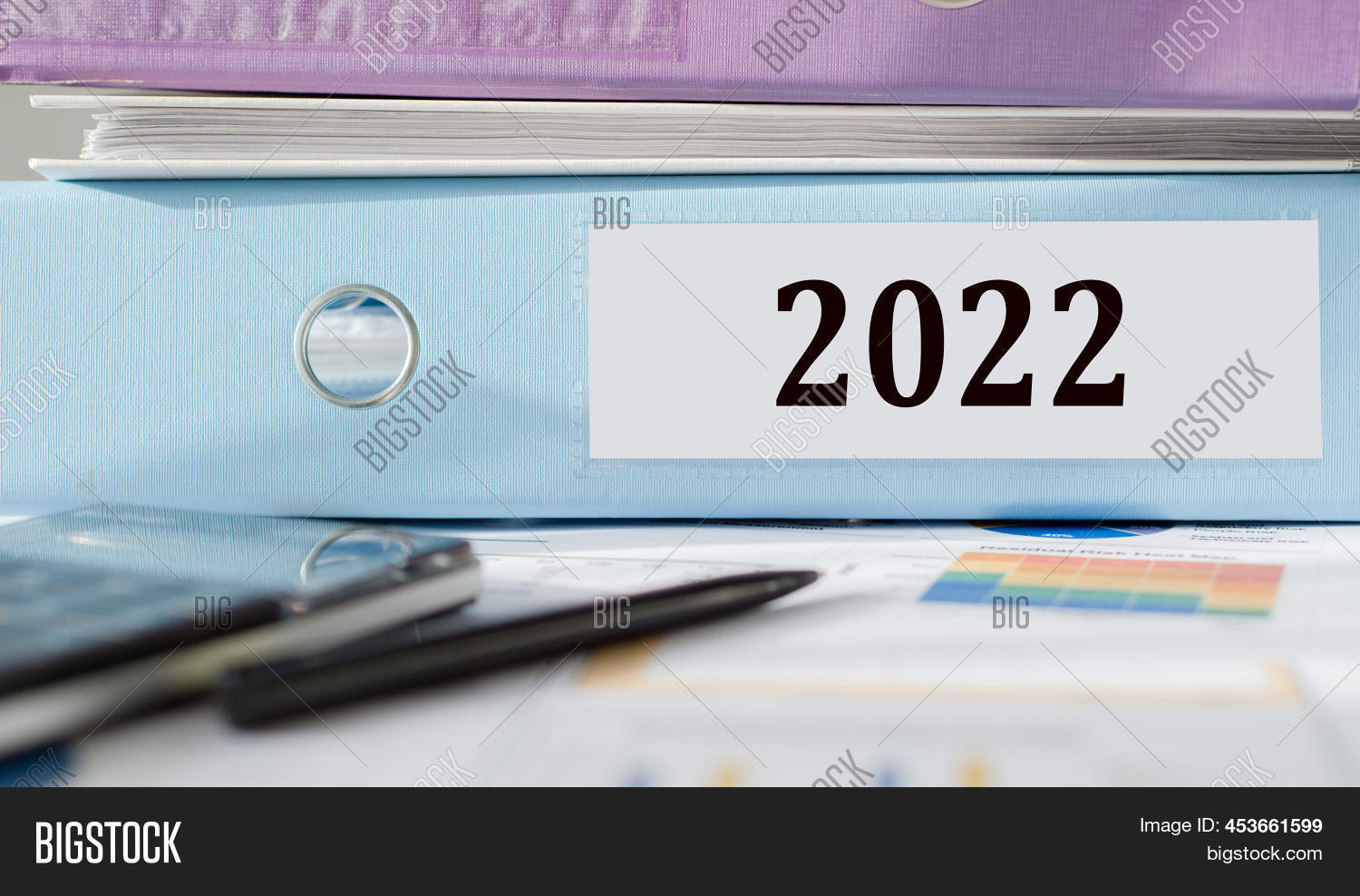 Blue Office Folder Image & Photo (Free Trial) | Bigstock