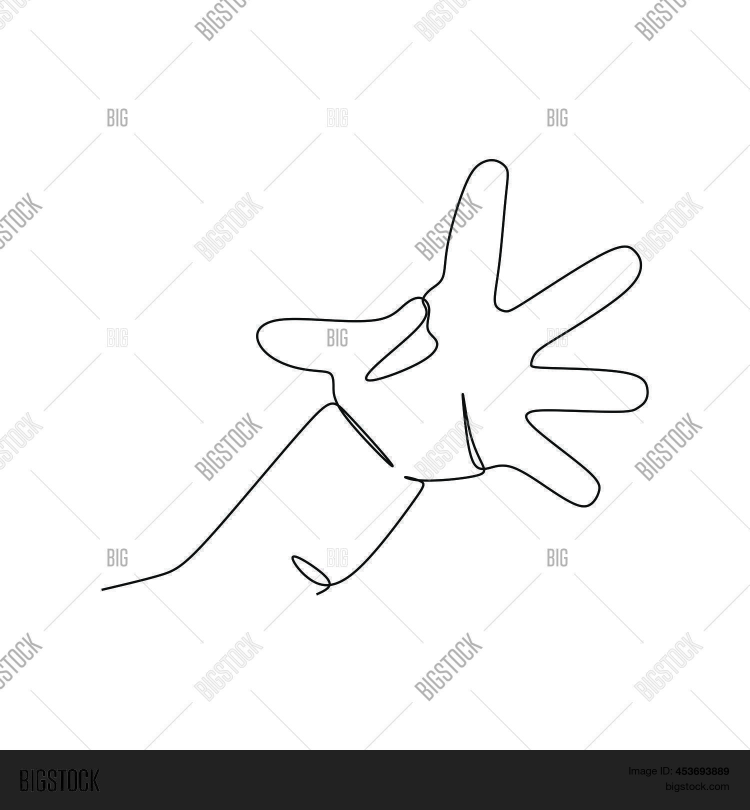 Finger Spread Hand Vector & Photo (Free Trial) | Bigstock