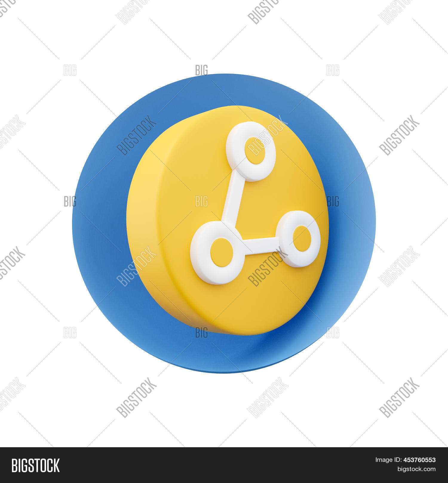 3d Render Share Icon. Image & Photo (Free Trial) | Bigstock