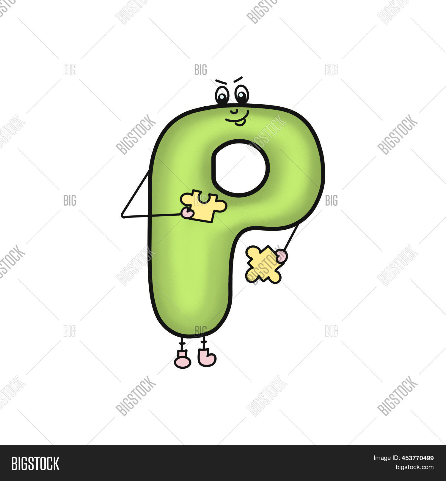 Funny Letter P. Image & Photo (Free Trial) | Bigstock