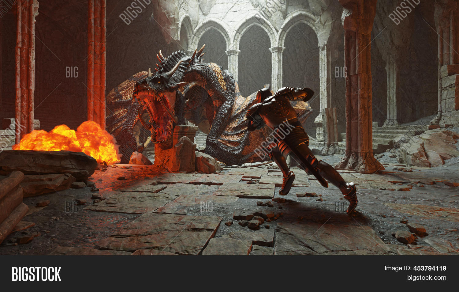 Fantasy Battle Scene Image & Photo (Free Trial) | Bigstock