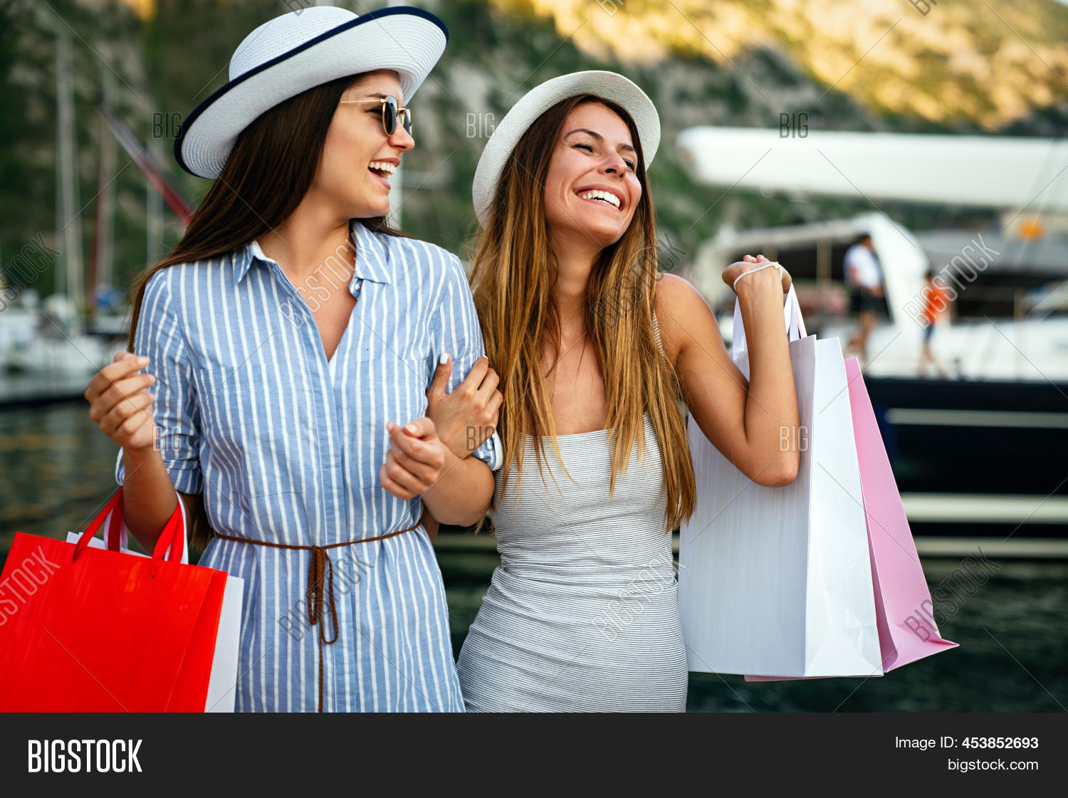 Happy Women Friends Image & Photo (Free Trial) | Bigstock