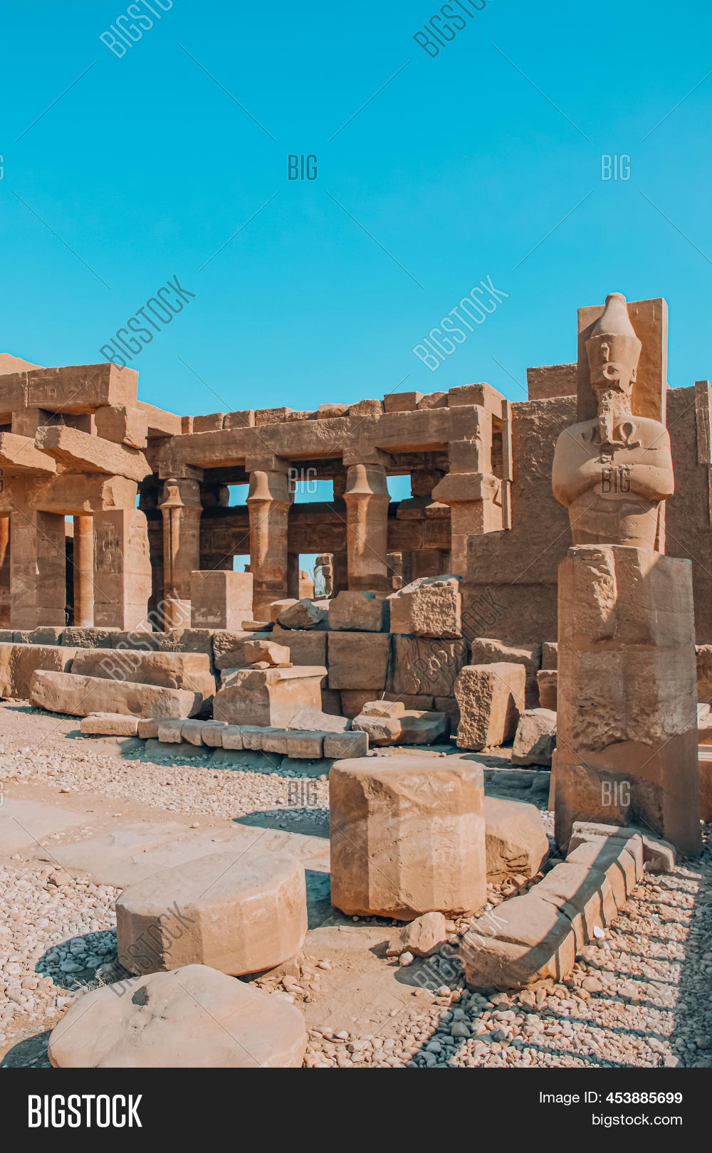 Ruins Egyptian Karnak Image & Photo (Free Trial) | Bigstock