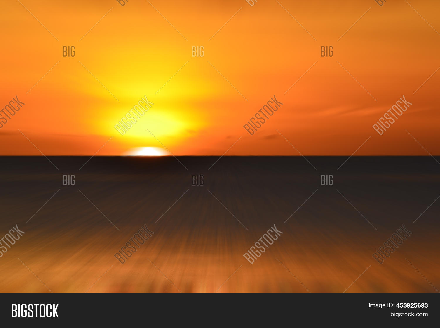 Blurry Ocean Landscape Image & Photo (Free Trial) | Bigstock