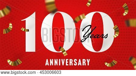 100 Years Anniversary Vector & Photo (Free Trial) | Bigstock