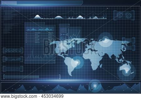 Abstract Radar Map Image & Photo (Free Trial) | Bigstock