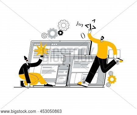 Development Team Vector & Photo (Free Trial) | Bigstock