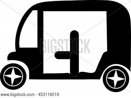 Auto Rickshaw Symbol Vector & Photo (Free Trial) | Bigstock