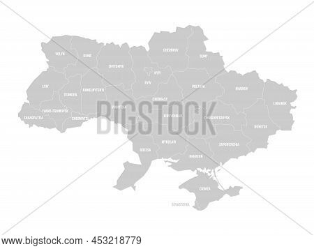 Grey Political Map Vector & Photo (Free Trial) | Bigstock