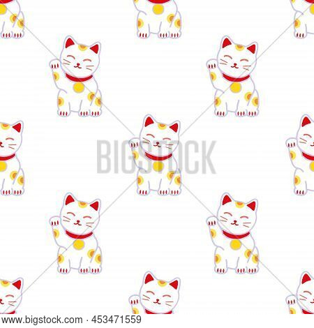 Maneki Neko Seamless Vector & Photo (Free Trial) | Bigstock