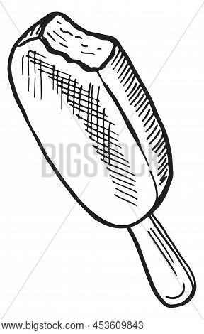 Ice Cream Bar Sketch Vector & Photo (Free Trial) | Bigstock