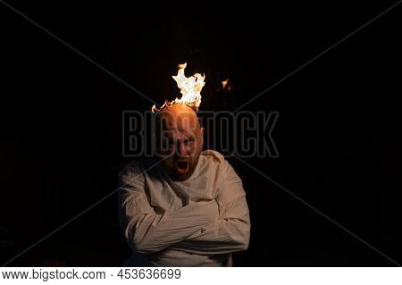 Bald Man Straitjacket Image & Photo (Free Trial) | Bigstock