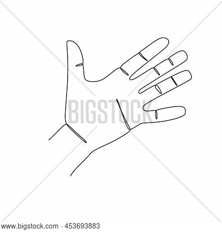 Number Four Hand Vector & Photo (Free Trial) | Bigstock