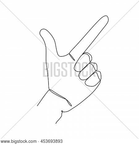 Latter L Hand Gesture Vector & Photo (Free Trial) | Bigstock