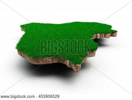 Iraq Map Soil Land Image & Photo (Free Trial) | Bigstock