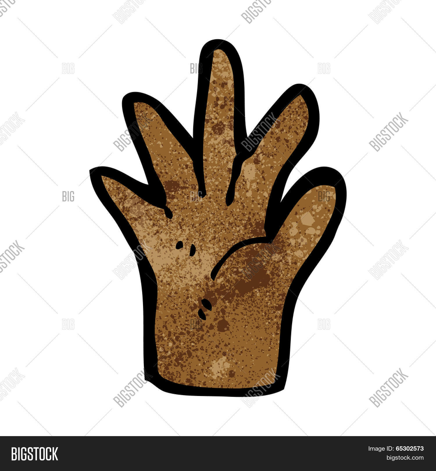Cartoon Hand Symbol Image & Photo (Free Trial) | Bigstock
