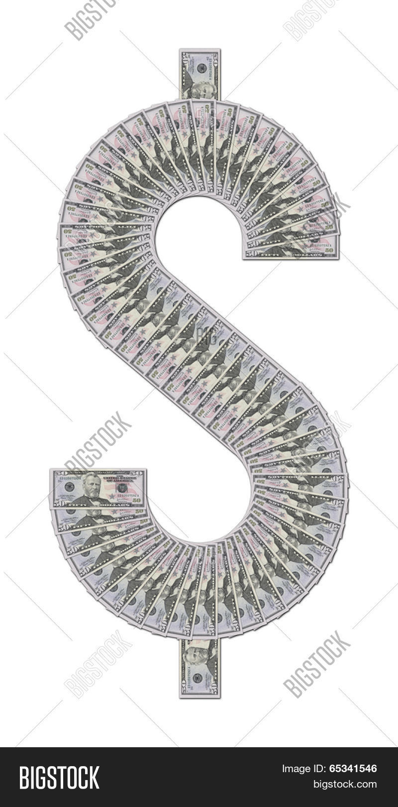 Dollar Symbol Made By Image & Photo (Free Trial) | Bigstock