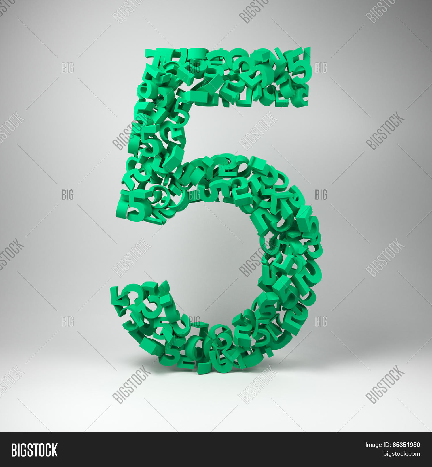 Number Five Made Out Image & Photo (Free Trial) | Bigstock