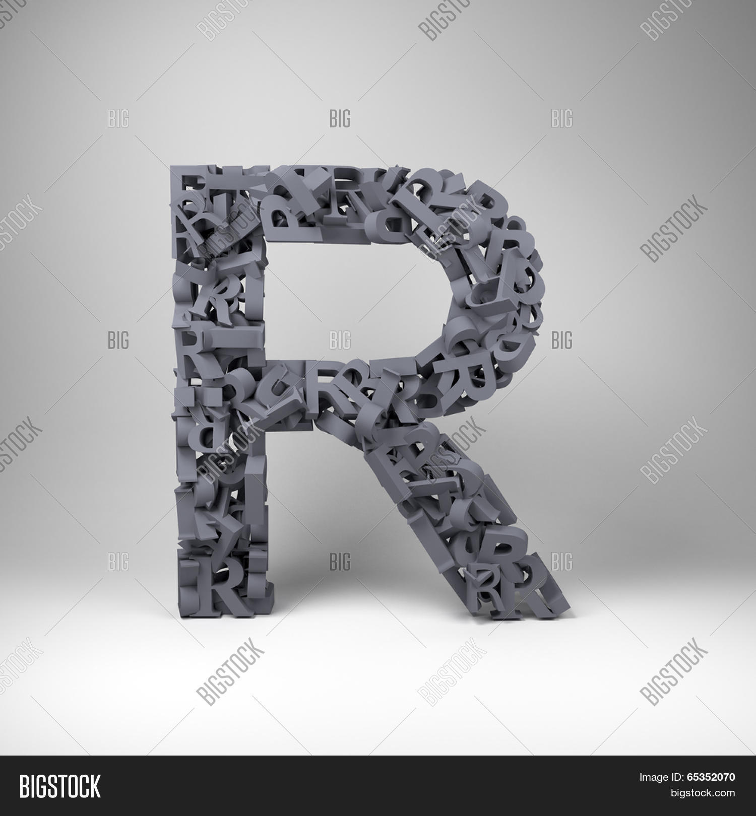 Letter R Made Out Image & Photo (Free Trial) | Bigstock
