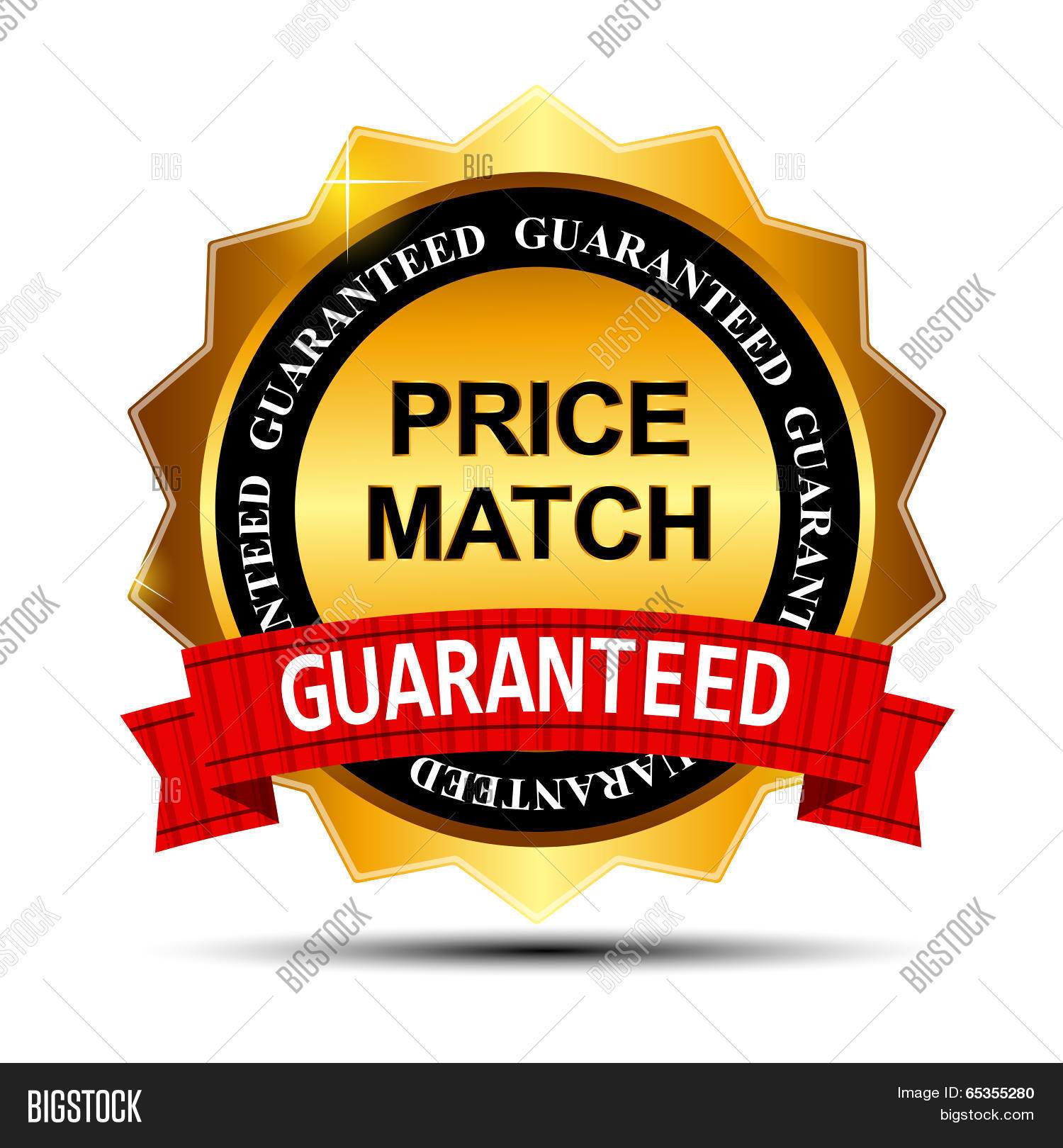 Price Match Guarantee Vector & Photo (Free Trial) | Bigstock