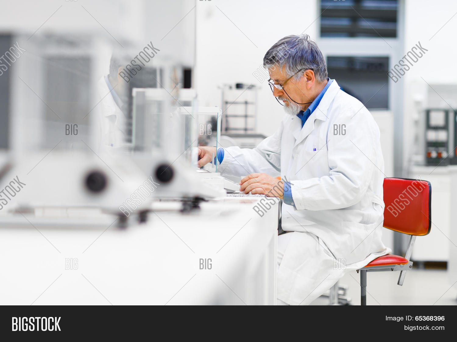 Senior Male Researcher Image & Photo (Free Trial) | Bigstock