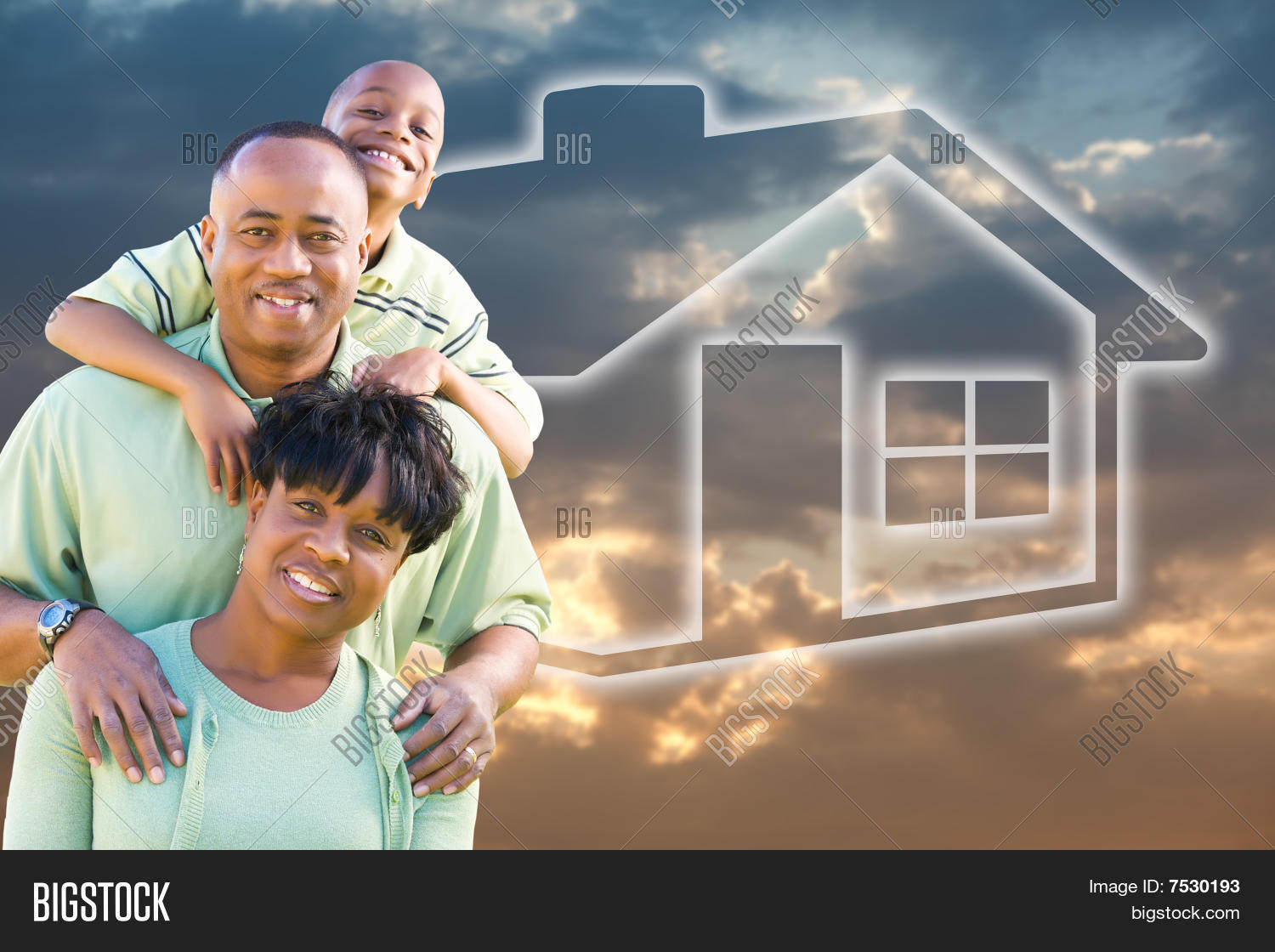 Family Over Clouds, Image & Photo (Free Trial) | Bigstock