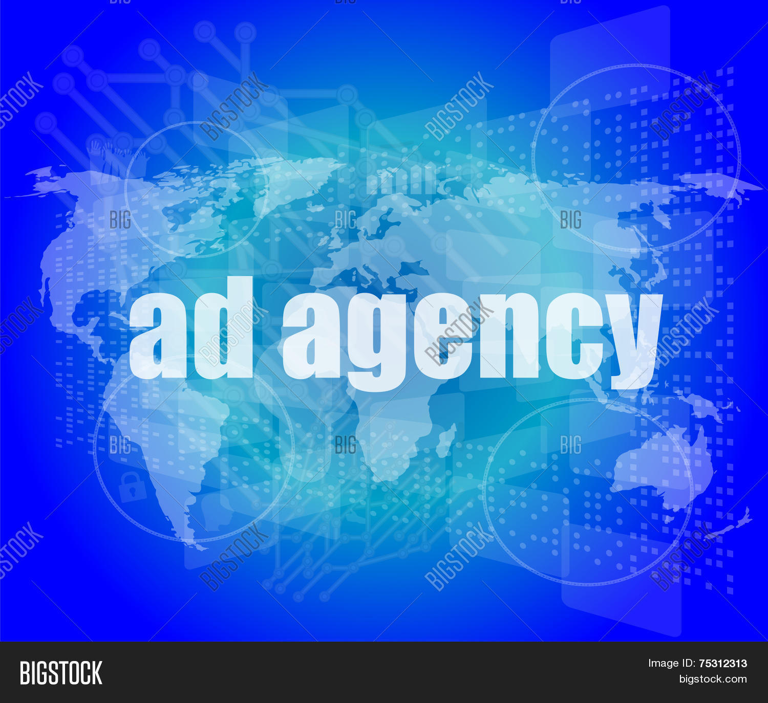 Pixeled Word Ad Agency Image & Photo (Free Trial) | Bigstock