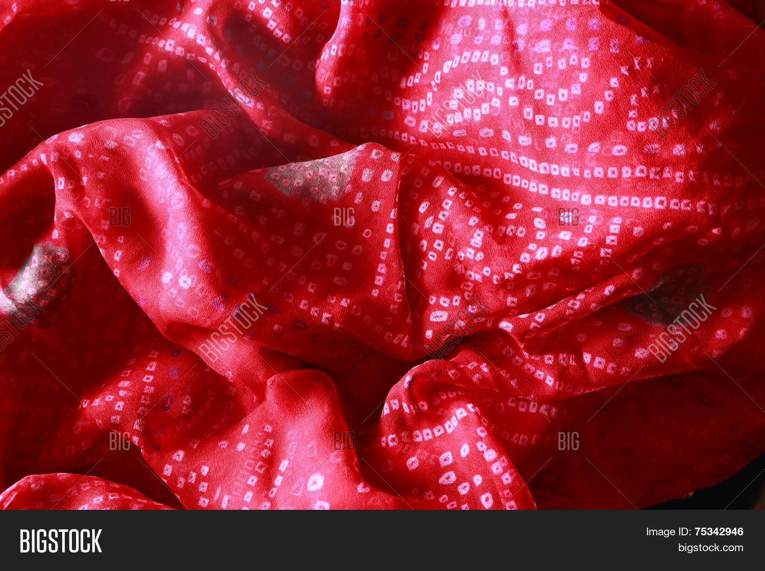 Indian Bandhej Saree Image & Photo (Free Trial) | Bigstock