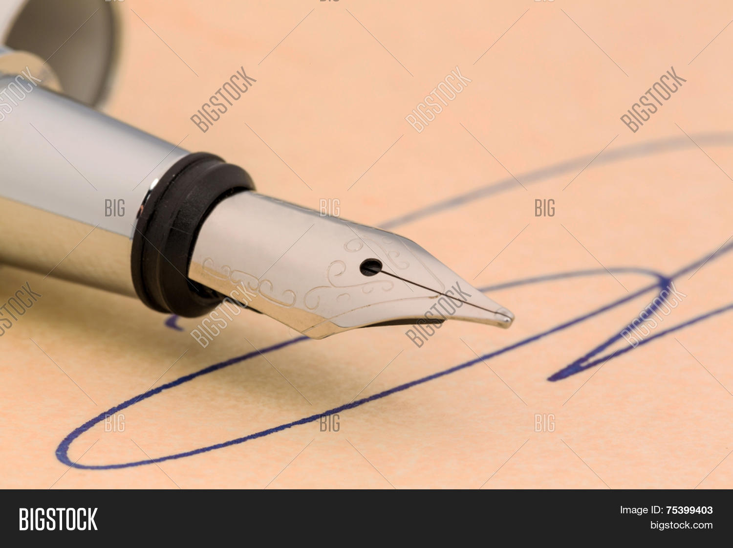 Signature Fountain Pen Image & Photo (Free Trial) | Bigstock