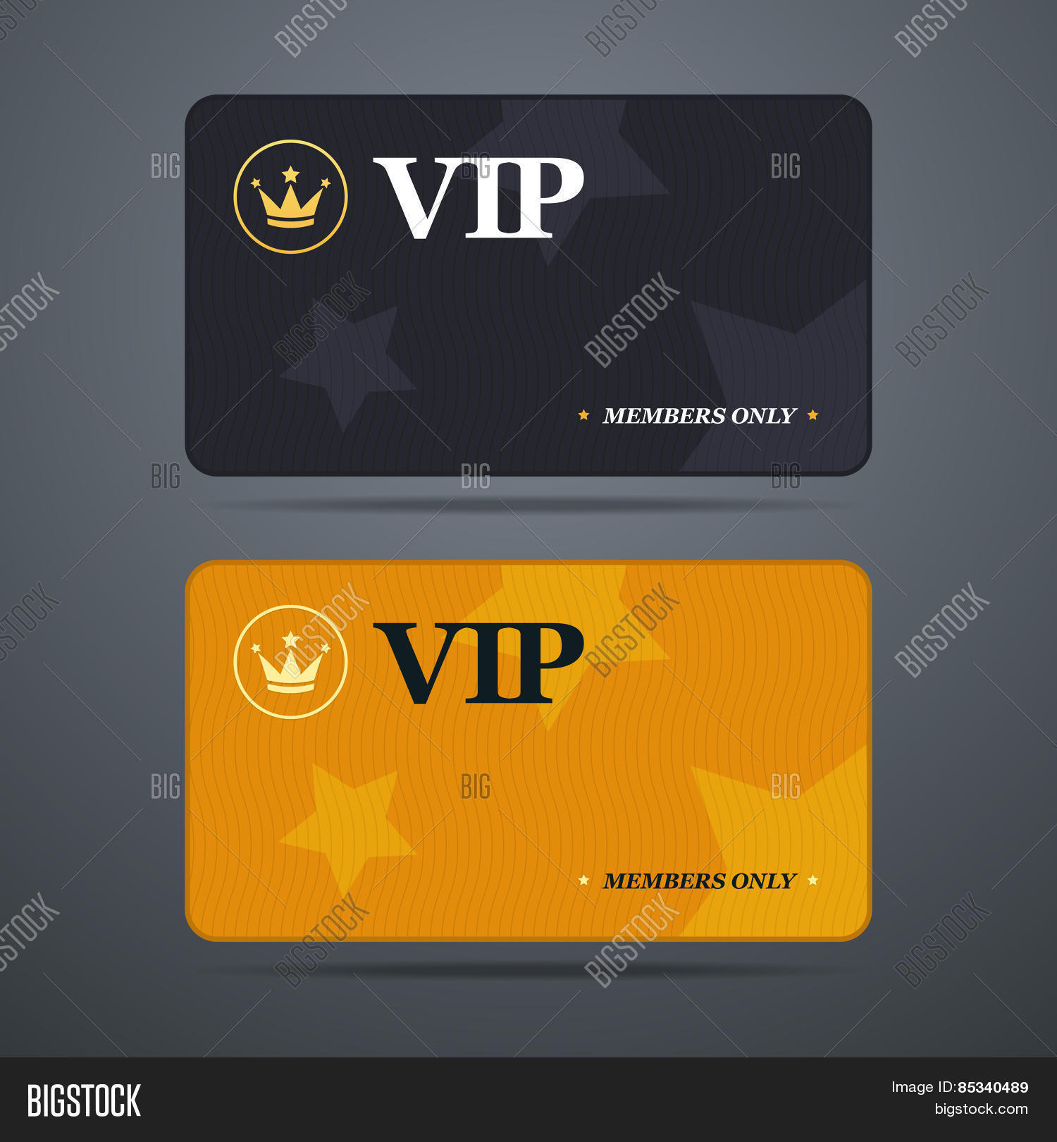 Vip Card Template Vector & Photo (Free Trial) | Bigstock