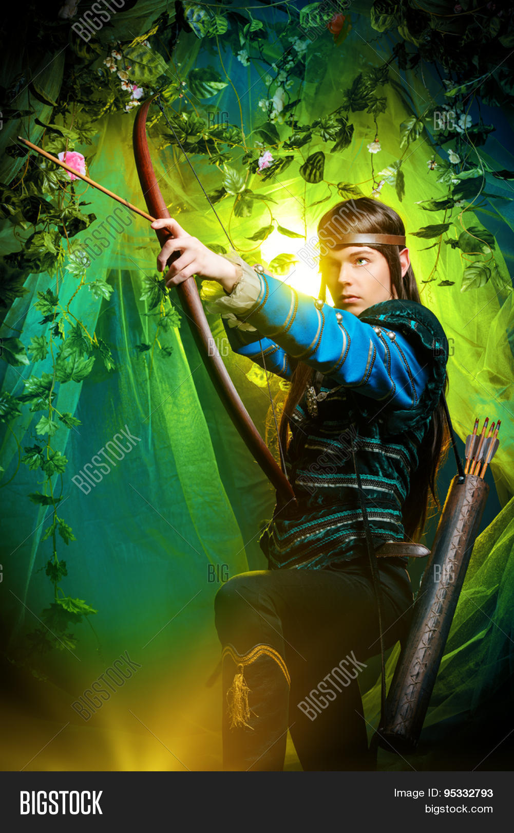 Portrait Male Elf Bow Image & Photo (Free Trial) | Bigstock