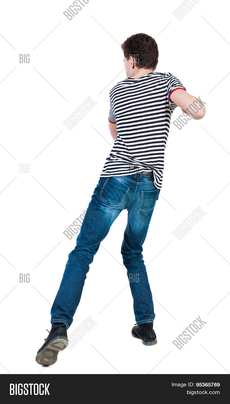Back View Skinny Guy Image & Photo (Free Trial) | Bigstock