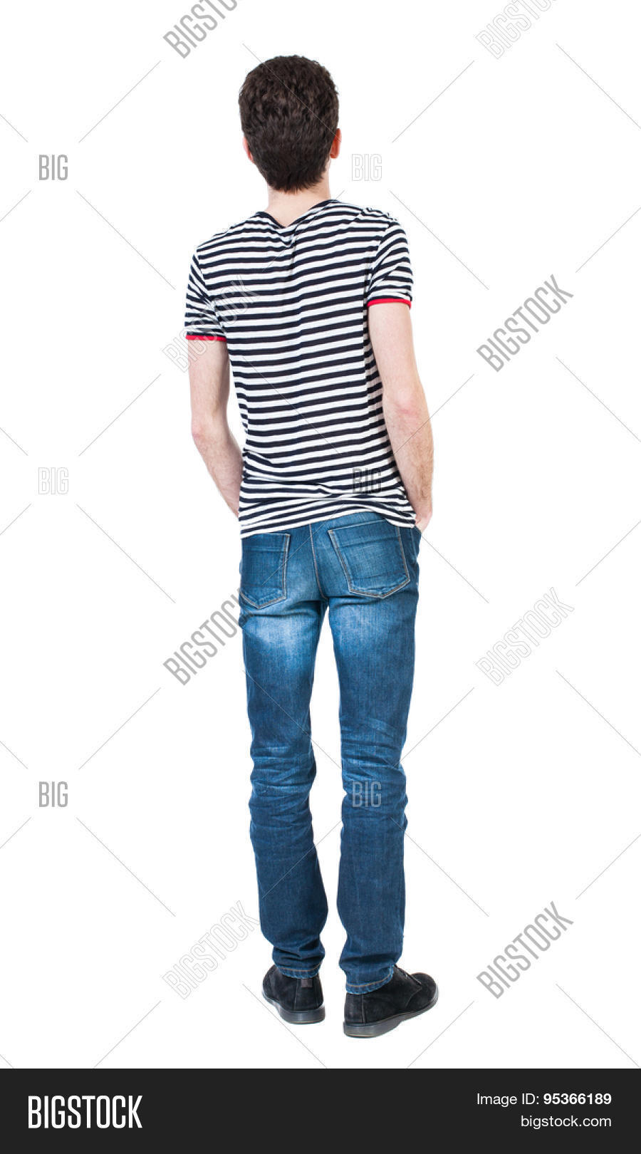 Back View Man Jeans. Image & Photo (Free Trial) | Bigstock