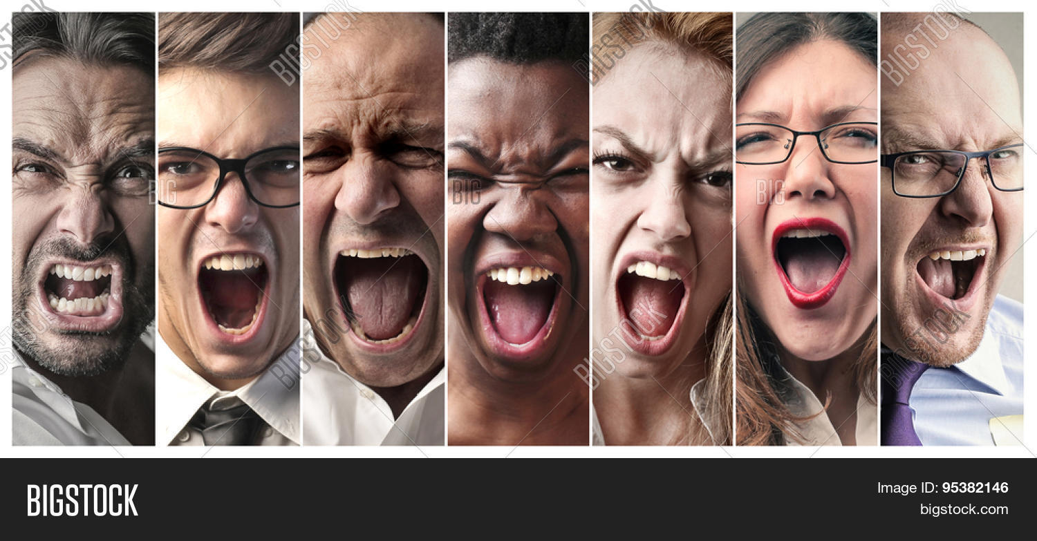 Angry People Screaming Image & Photo (Free Trial) | Bigstock