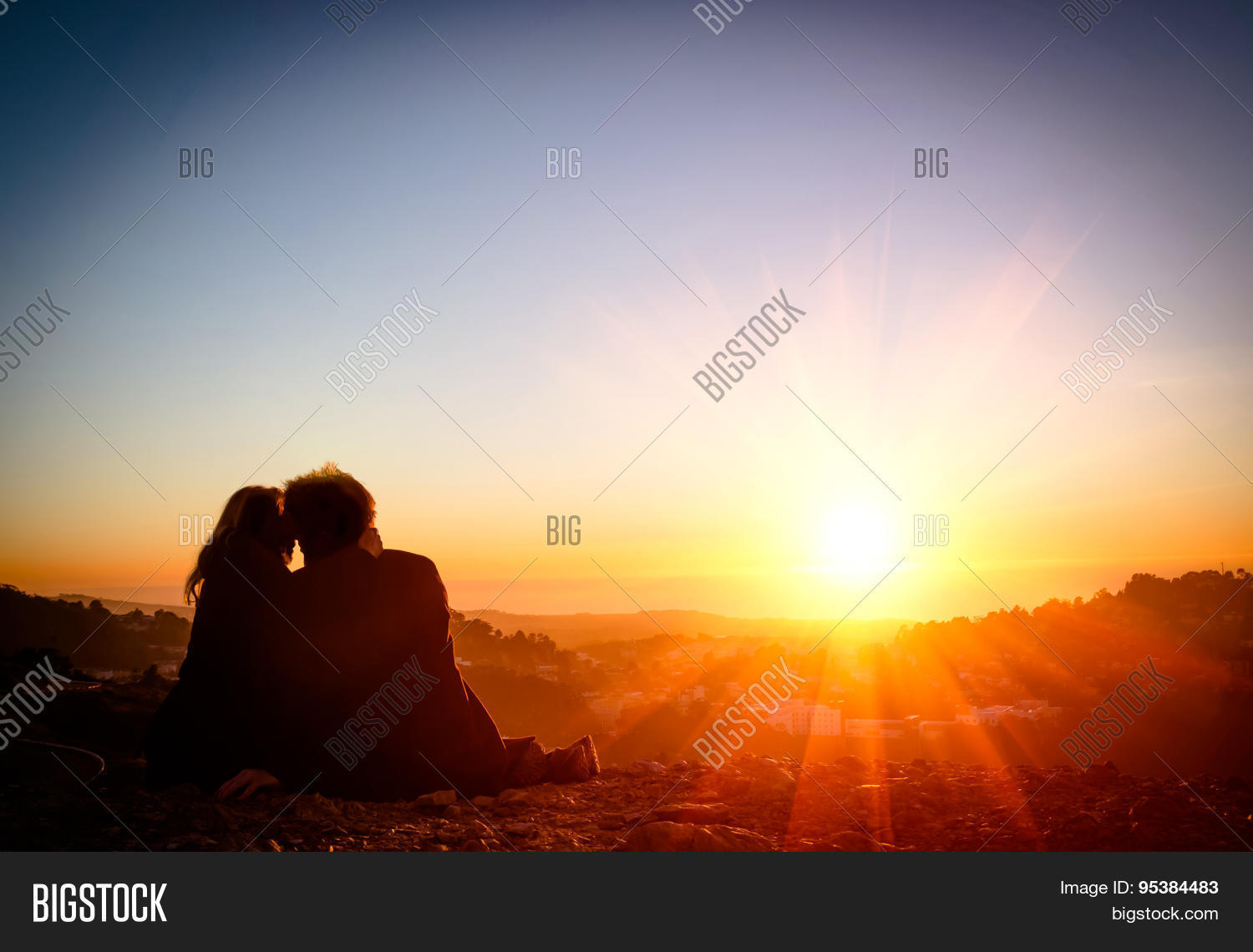 Couple Love Sunset - Image & Photo (Free Trial) | Bigstock