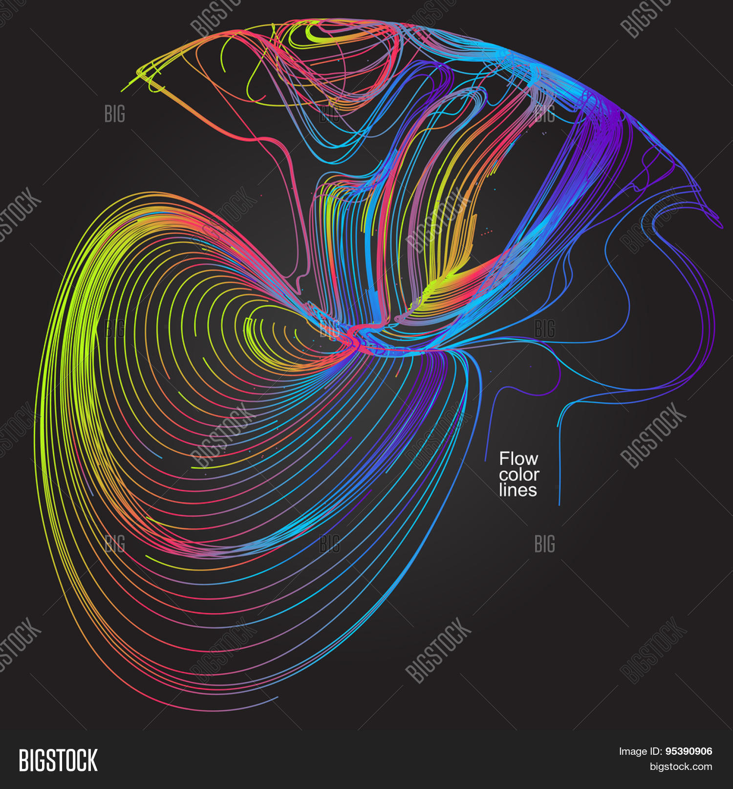 Moving Colorful Lines Vector & Photo (Free Trial) | Bigstock