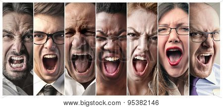 Angry People Screaming Image & Photo (Free Trial) | Bigstock