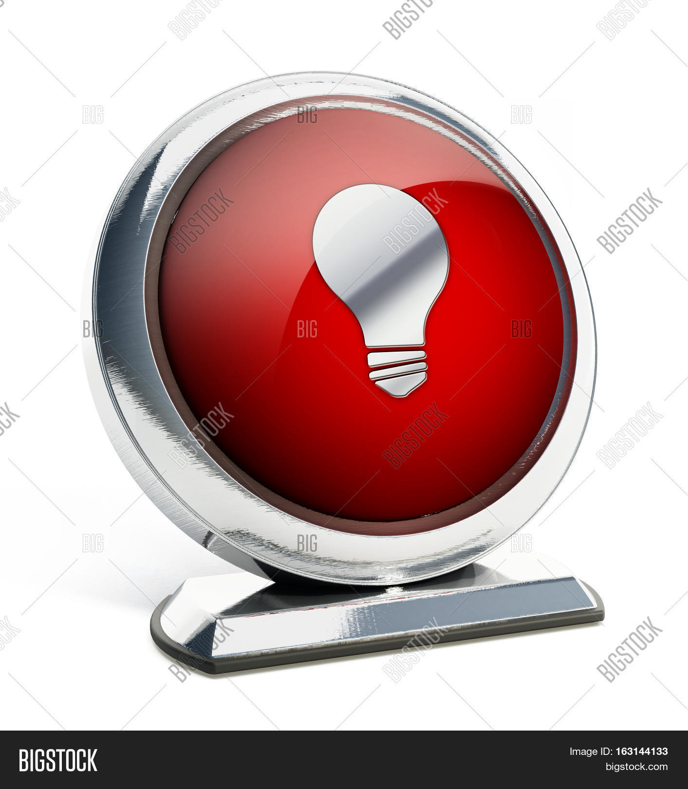 Glossy Red Button Image & Photo (Free Trial) | Bigstock