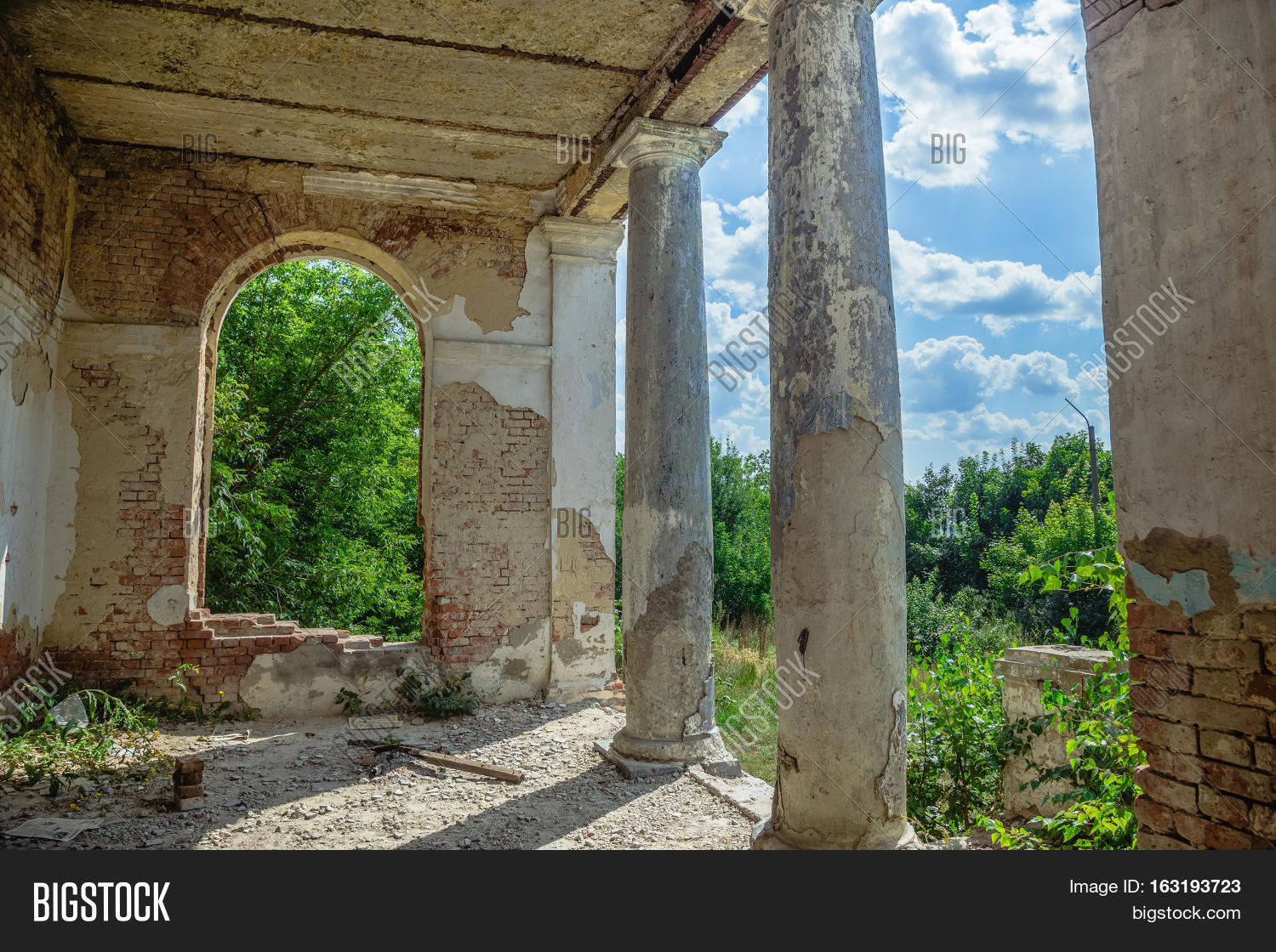 Terrace Columns, Image & Photo (Free Trial) | Bigstock