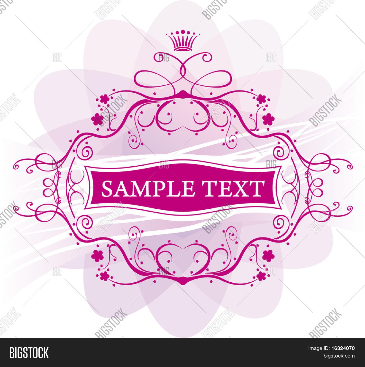 Abstract Frame Text Vector & Photo (Free Trial) | Bigstock