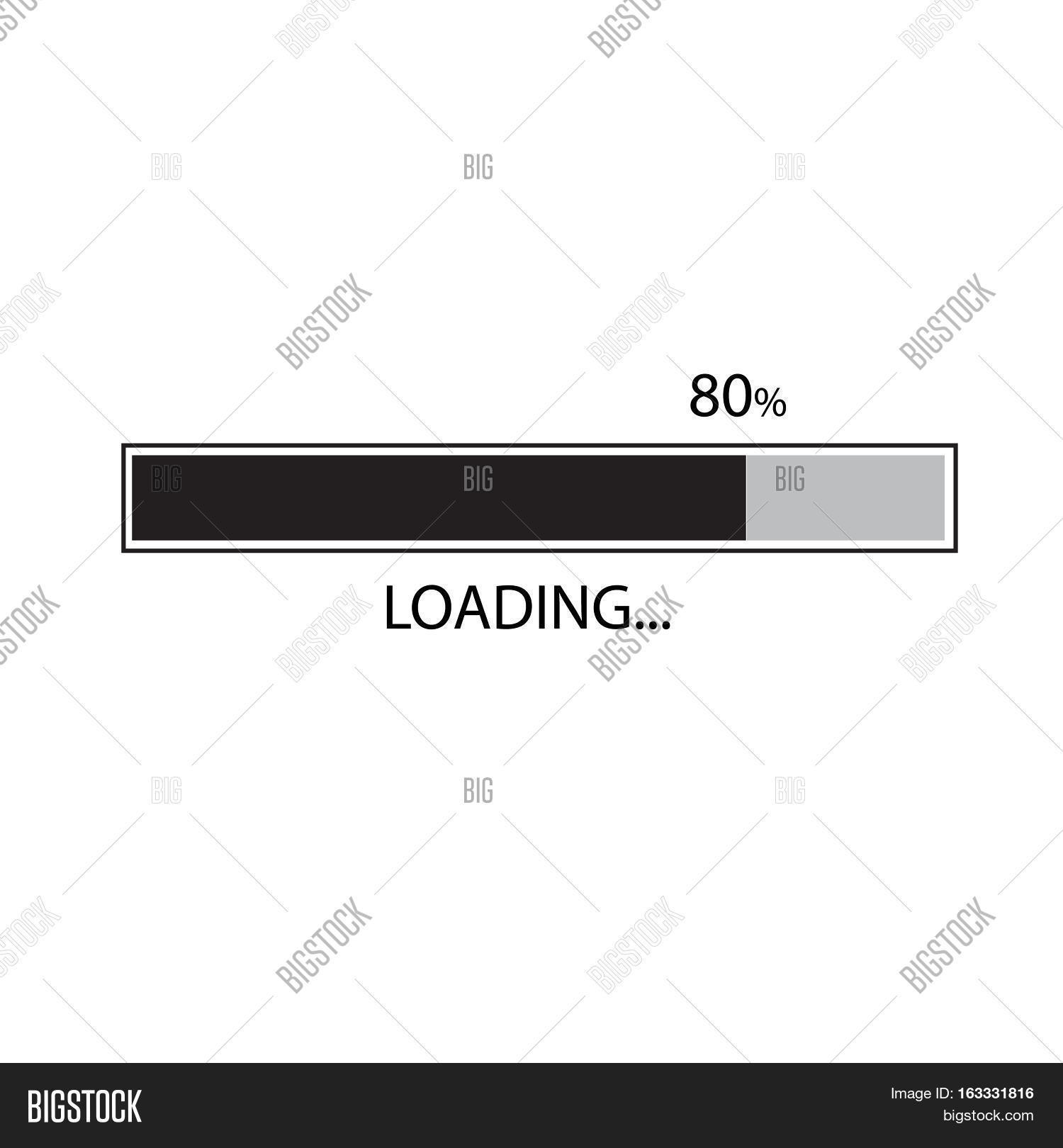 Loading Bar Icon On Image & Photo (Free Trial) | Bigstock