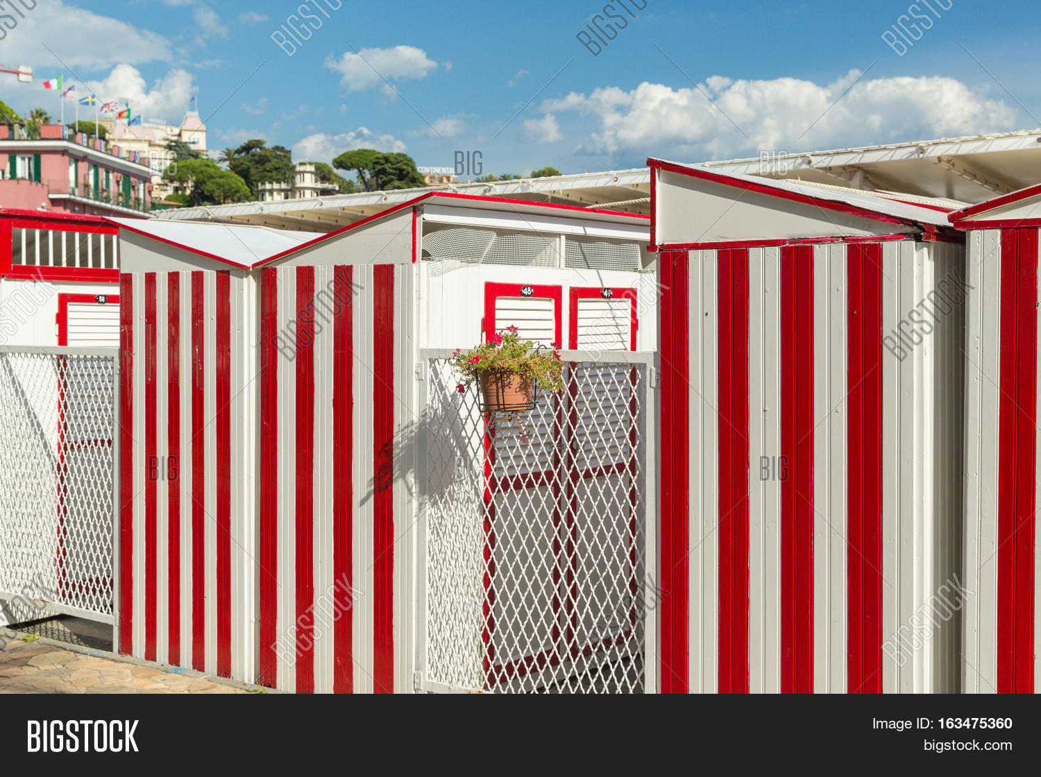 Changing Booths Beach Image & Photo (Free Trial) | Bigstock