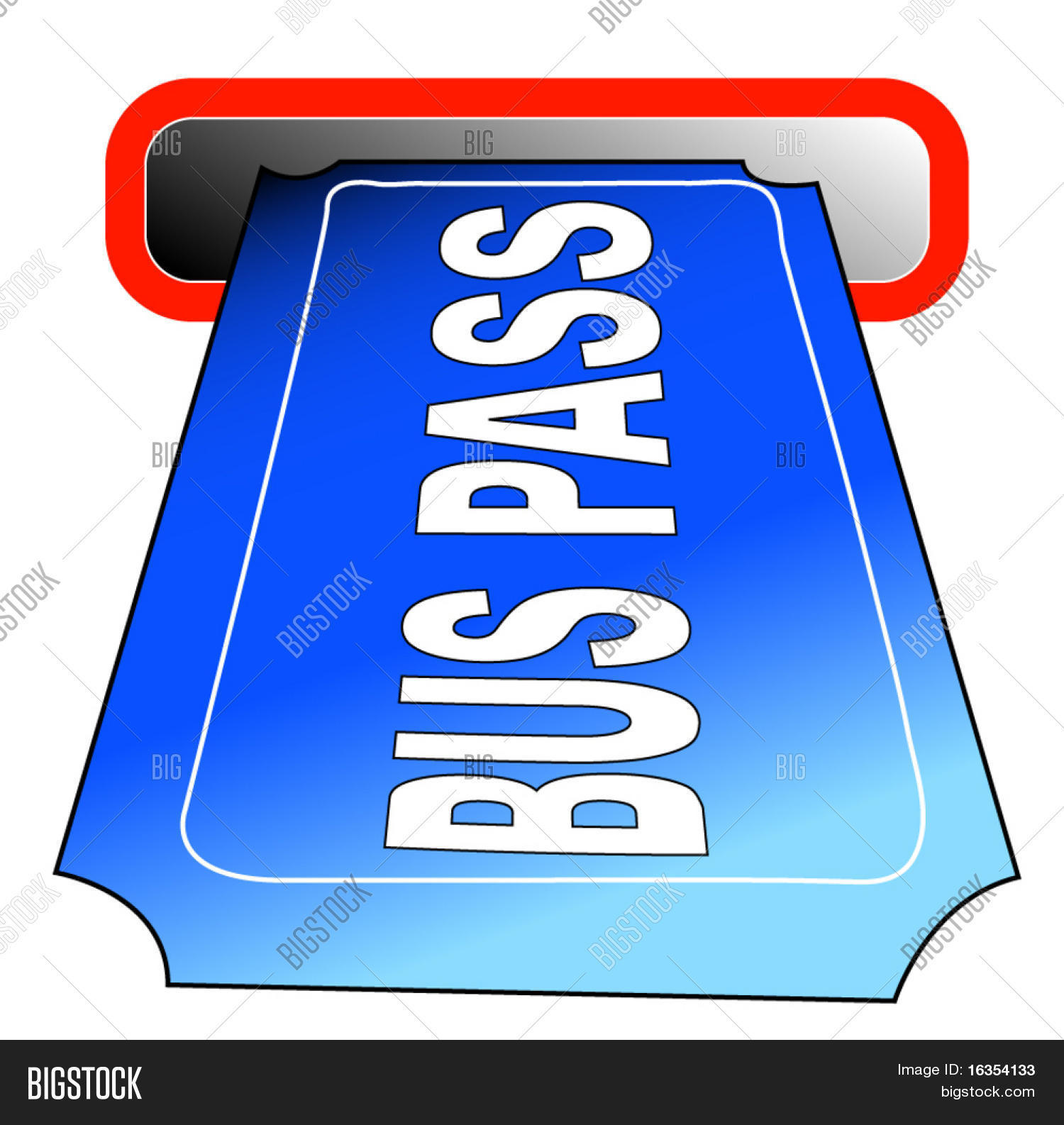 Bus Pass Going Into Vector & Photo (Free Trial) | Bigstock