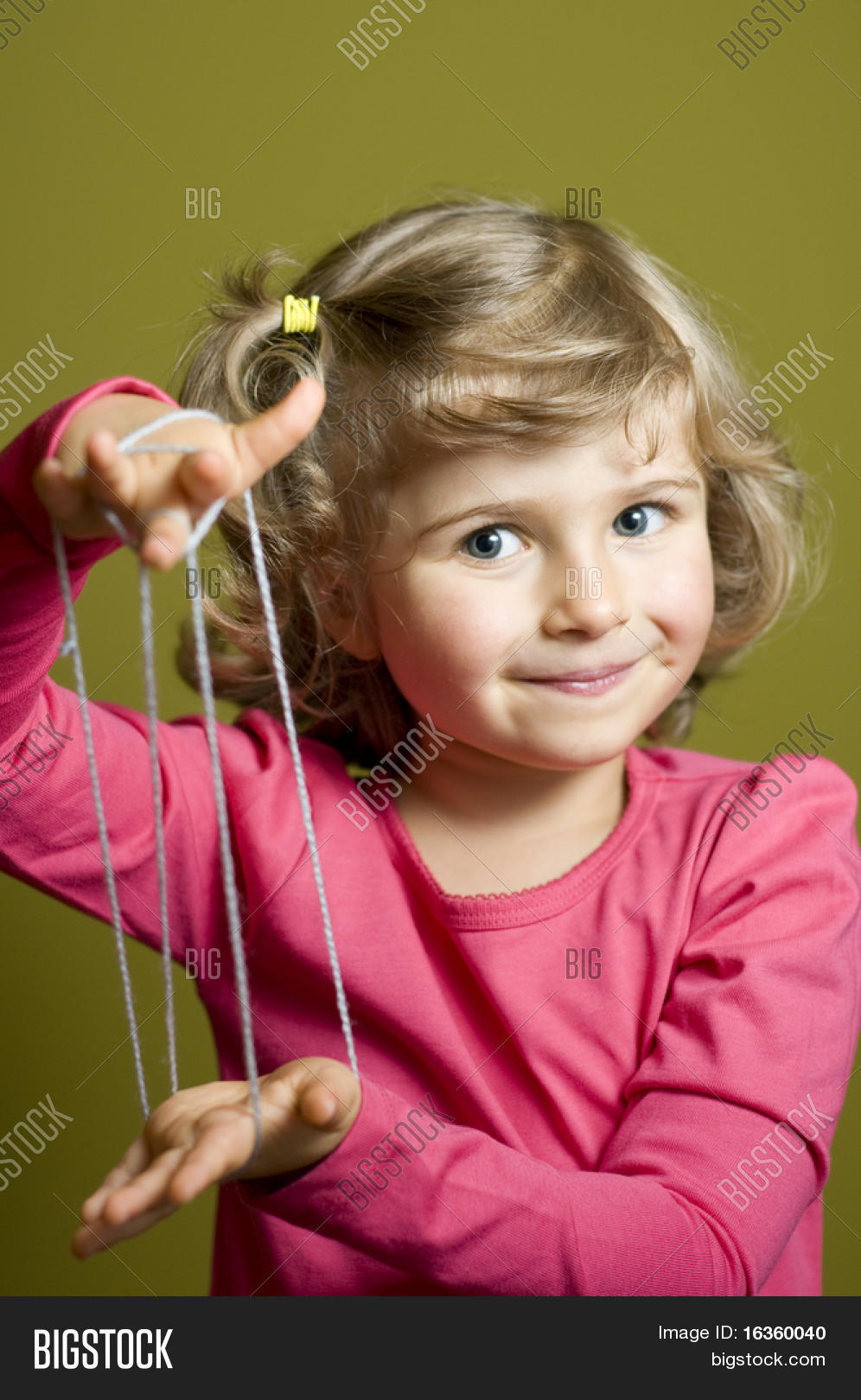 Little Girl Playing Image & Photo (Free Trial) | Bigstock