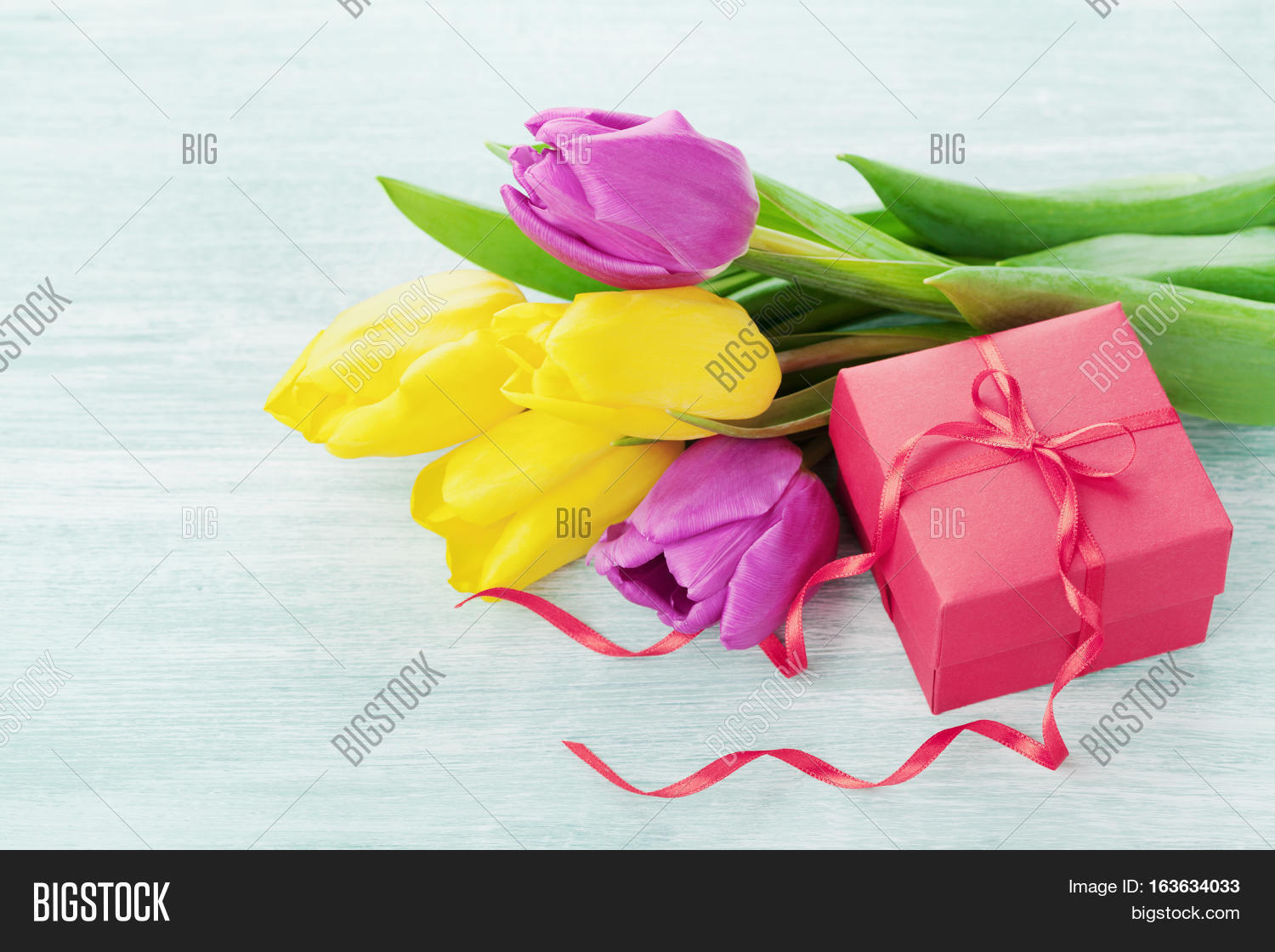Spring Flowers Gift Image & Photo (Free Trial) | Bigstock