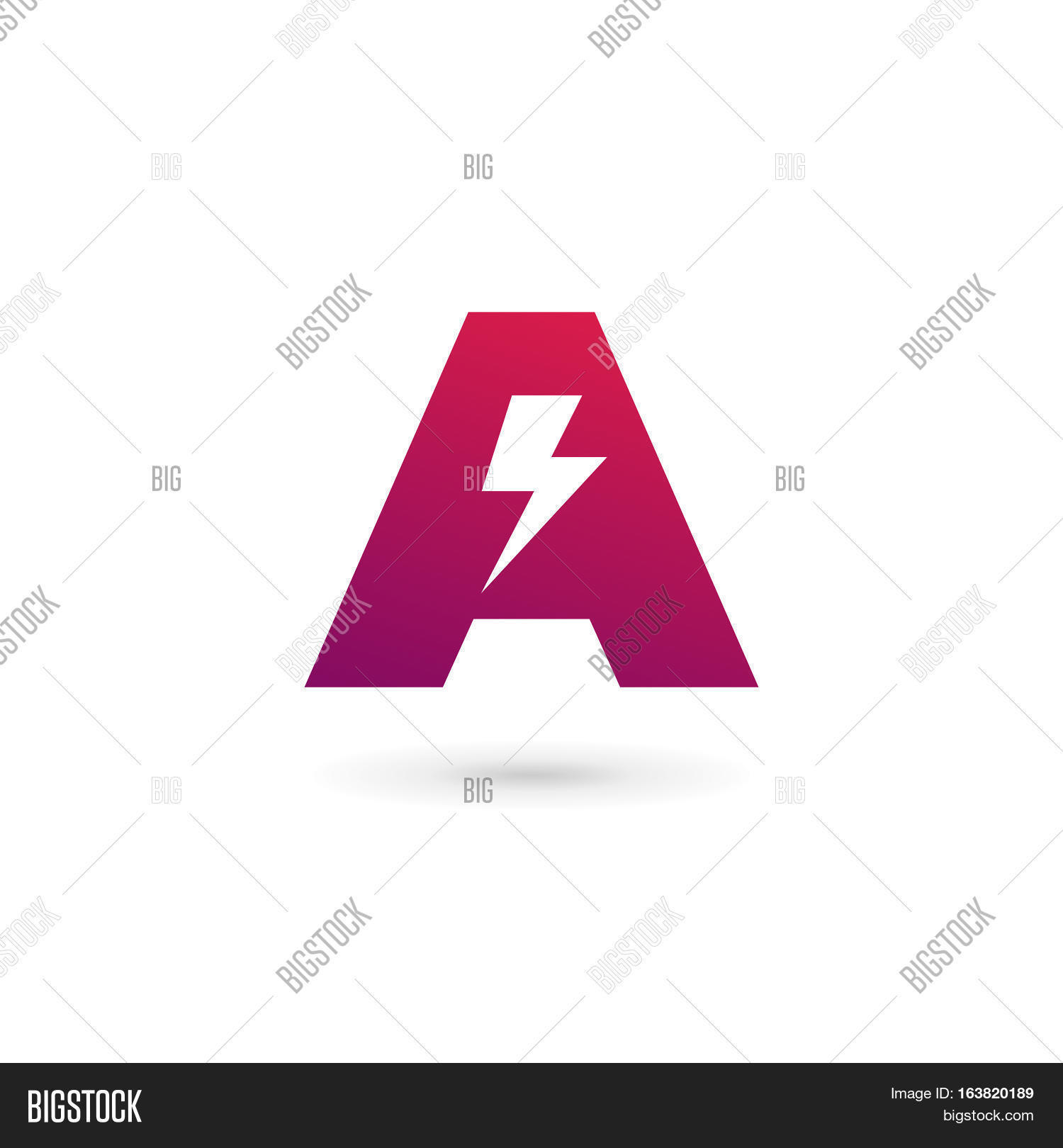 Letter Lightning Logo Vector & Photo (Free Trial) | Bigstock