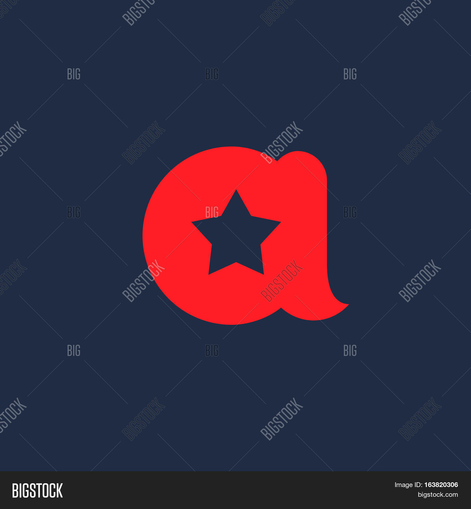 Letter Star Logo Icon Vector & Photo (Free Trial) | Bigstock