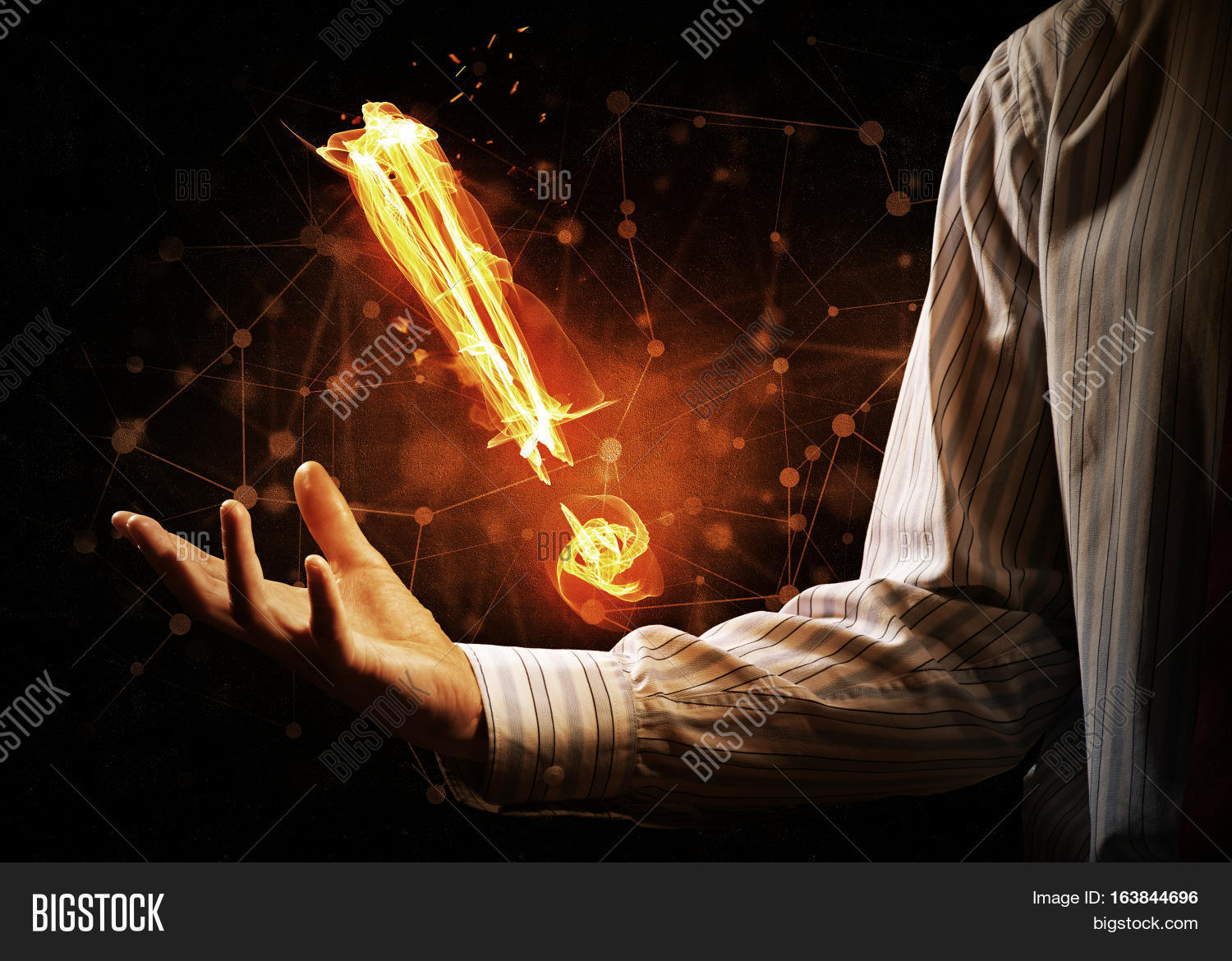 Glowing Exclamation Image & Photo (Free Trial) | Bigstock