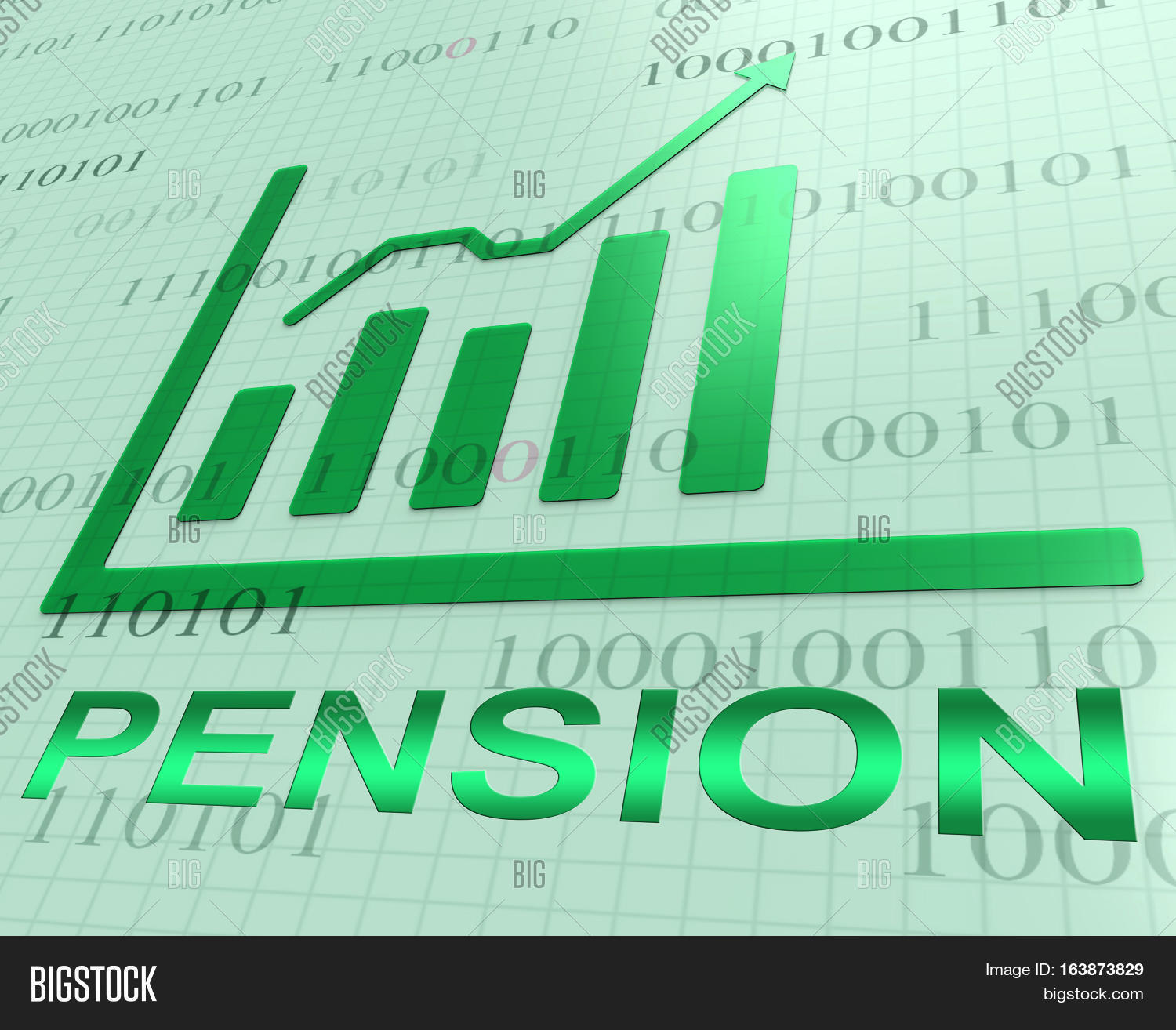 Pension Graph Increase Image & Photo (Free Trial) | Bigstock