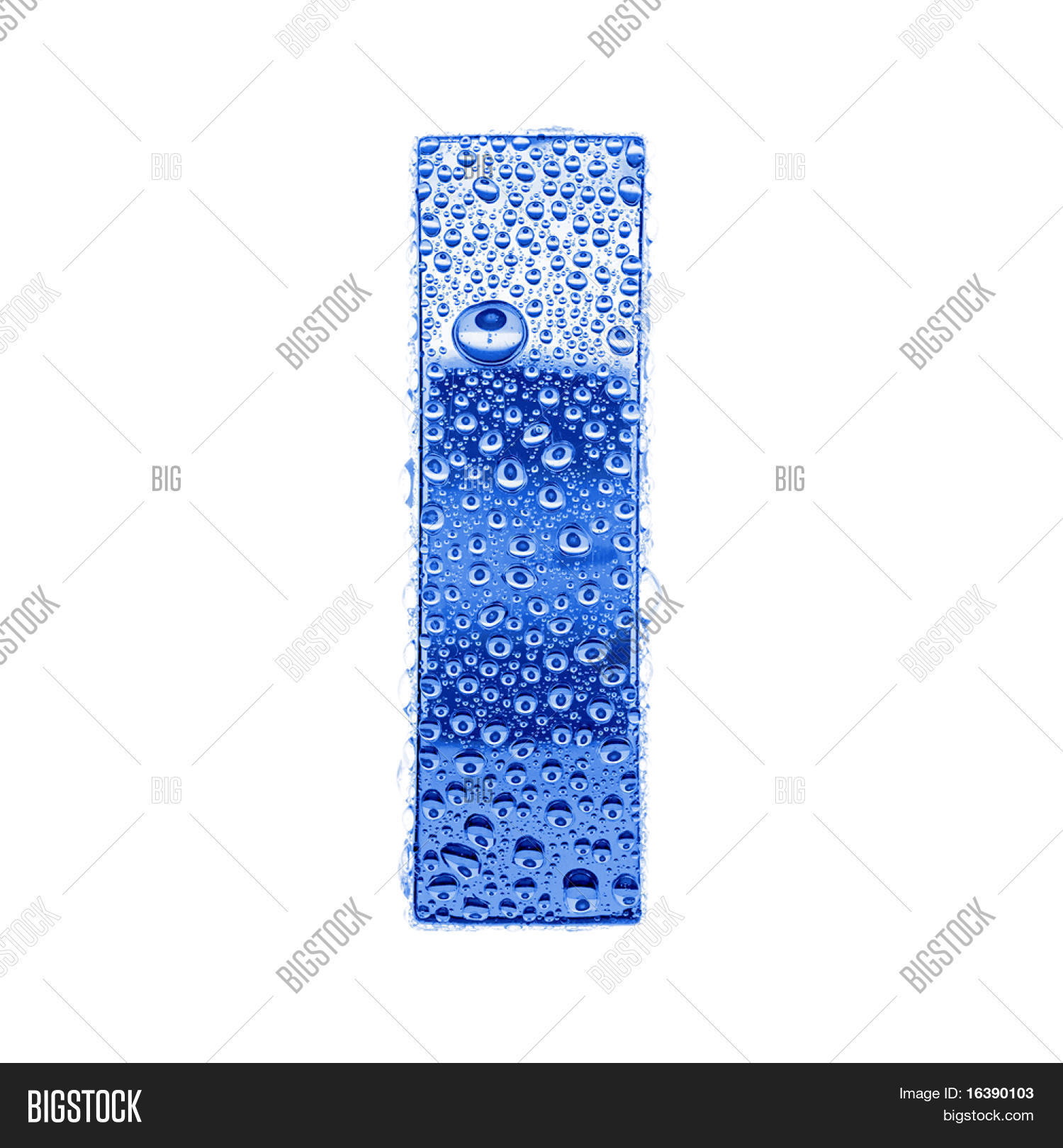 Blue Ice Alphabet Image & Photo (Free Trial) | Bigstock
